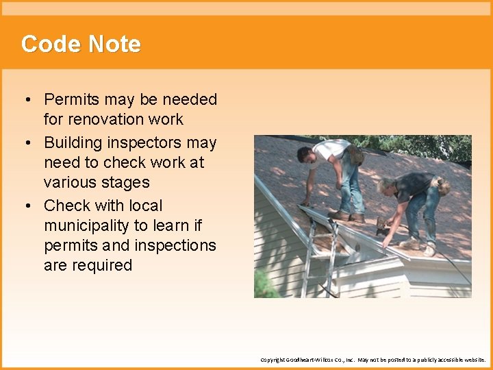 Chapter 28 Remodeling Renovating and Repairing Objectives Identify