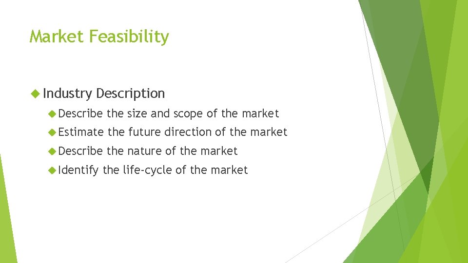 Marketing Feasibility Study part 1 Marketing Analysis Conducting