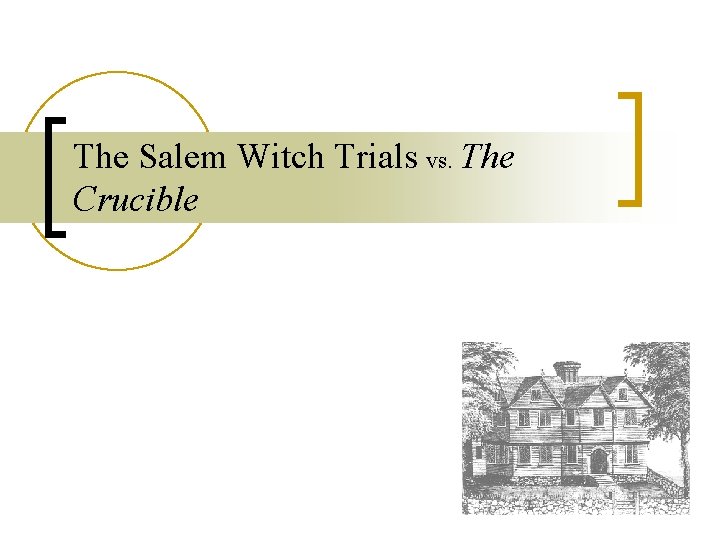 The Salem Witch Trials vs The Crucible So