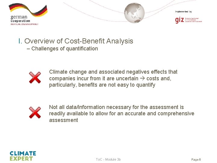 Module 3 b CostBenefitAnalysis CBA Country Date Presenter