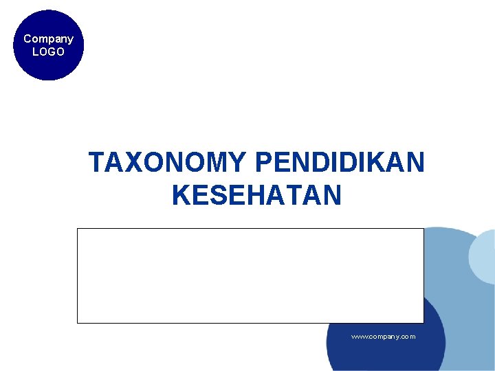Company LOGO TAXONOMY PENDIDIKAN KESEHATAN www company com