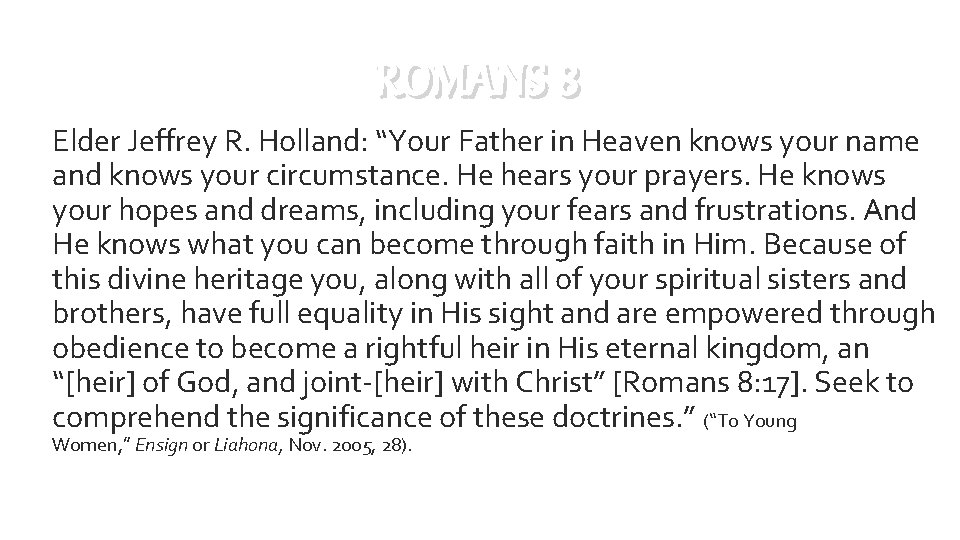 ROMANS 7 16 AM I SAVED SALVATION List