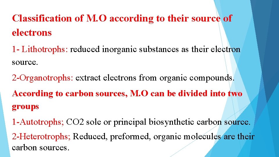 Microbial Nutrition Lec 1 Introduction to Bacterial physiology