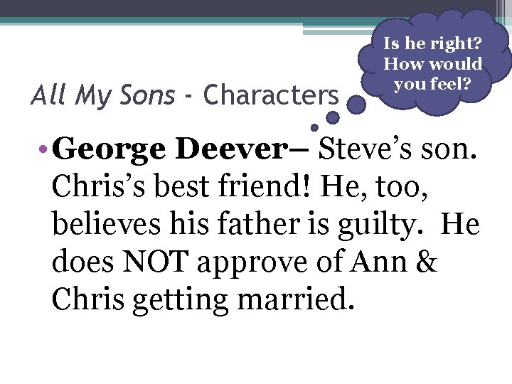 All My Sons Arthur Miller Arthur Miller Born