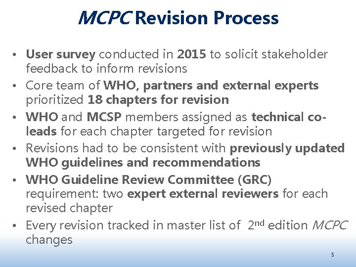 WHOs Managing Complications in Pregnancy and Childbirth MCPC