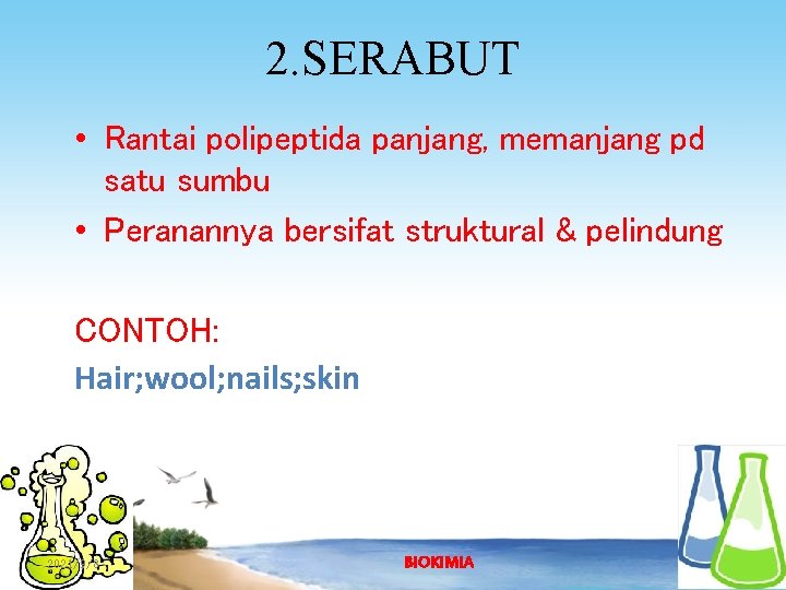 Protein BIOKIMIA 202198 BIOKIMIA Protein Protein terbentuk atas