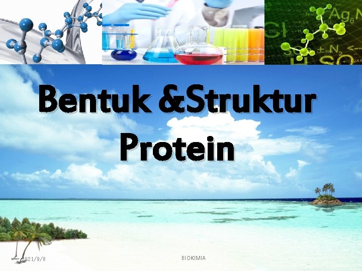 Protein BIOKIMIA 202198 BIOKIMIA Protein Protein terbentuk atas
