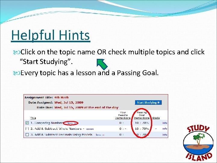 Welcome to the Island Teacher Information www studyisland