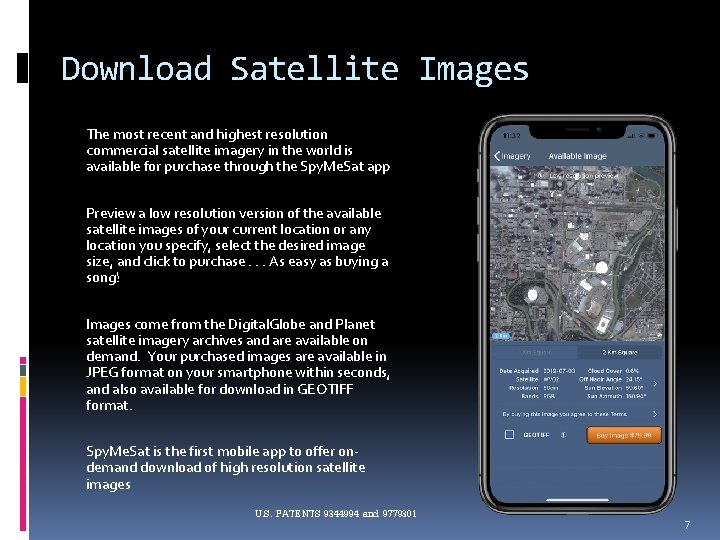 Spy Me Sat Mobile App Imaging Satellite Awareness