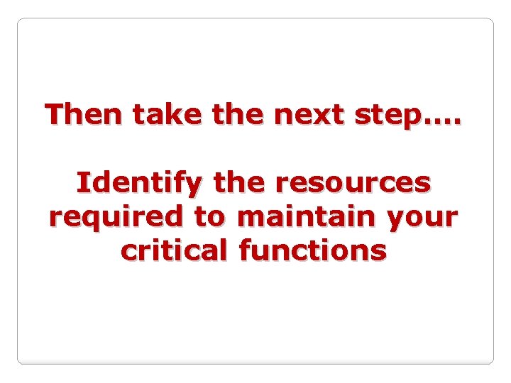 Business Continuity Plan Essential Business Functions Overview 1