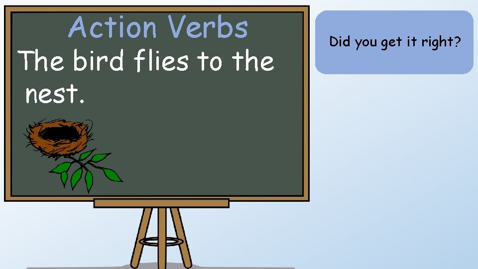 WALT Recognise and use action verbs in writing