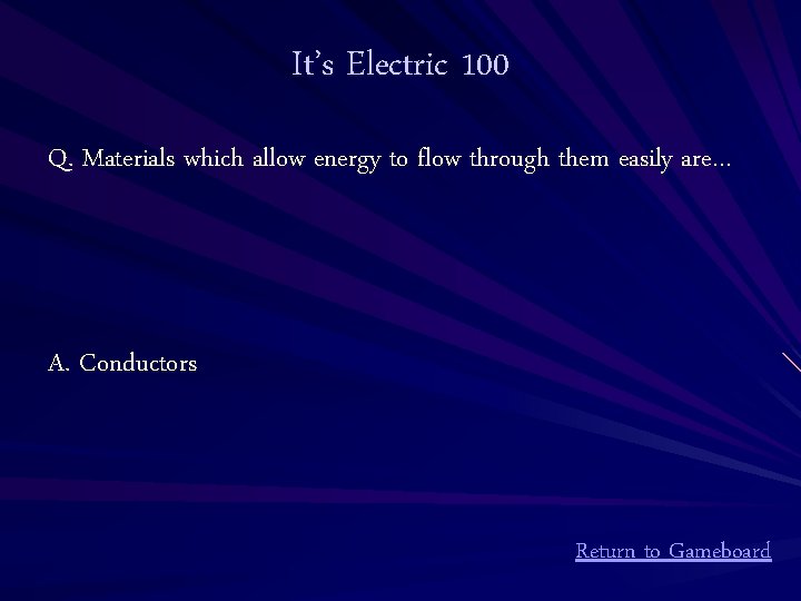 Properties and Structure of Matter Chapter 12 Jeopardy