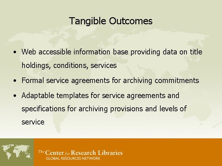 Cooperative Print Archiving by Discipline Developing an Infrastructure