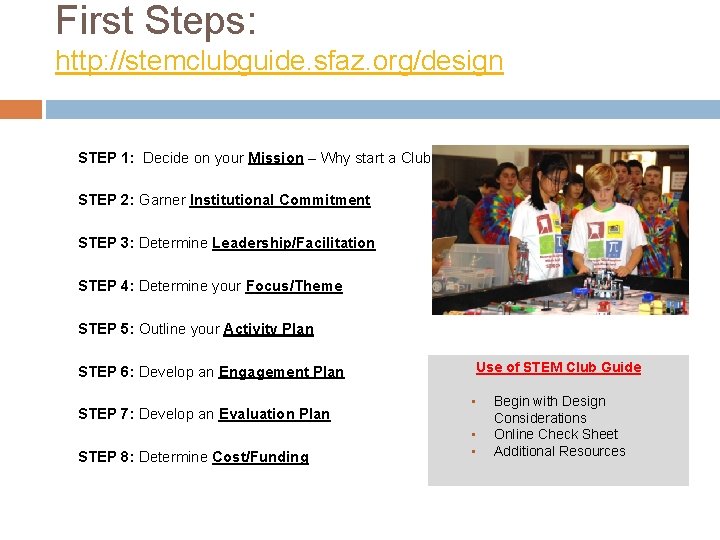 MAINTAINING A STEM CLUB GRADES 7 12 How