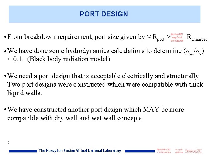 Design Considerations for Beam Port Insulator Rings Simon