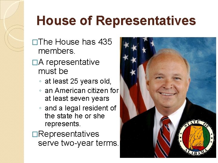 Government Chapter Five Unit 2 The Legislative Branch