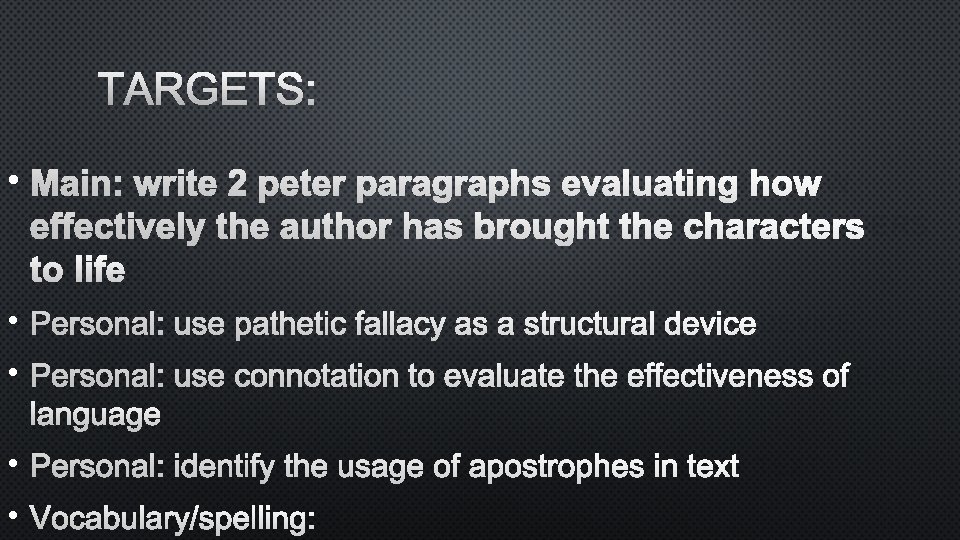 TARGETS MAIN WRITE 2 PETER PARAGRAPHS EVALUATING HOW