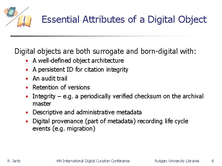 An Institutional Framework for Creating Authentic Digital Objects