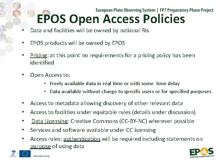 EPOS European Plate Observing System Massimo Cocco EPOS