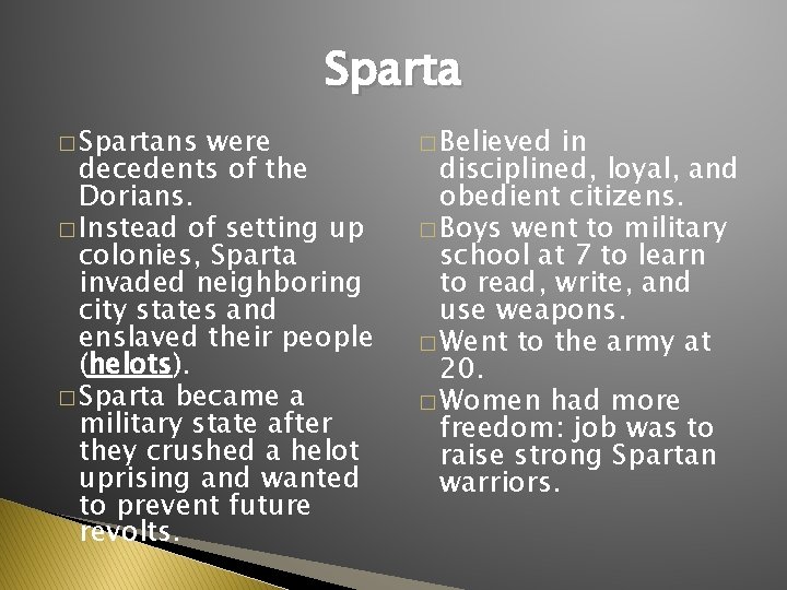 Rise of Greek Civilization Athens and Sparta Geography