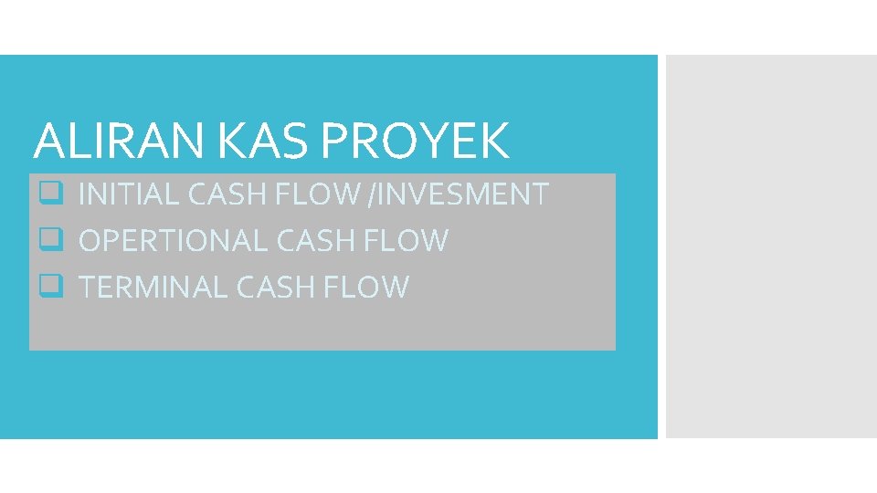 ASPEK KEUANGAN KEBUTUHAN DAN SUMBER DANA CASH FLOWS