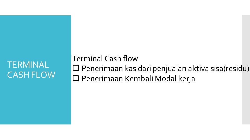 ASPEK KEUANGAN KEBUTUHAN DAN SUMBER DANA CASH FLOWS