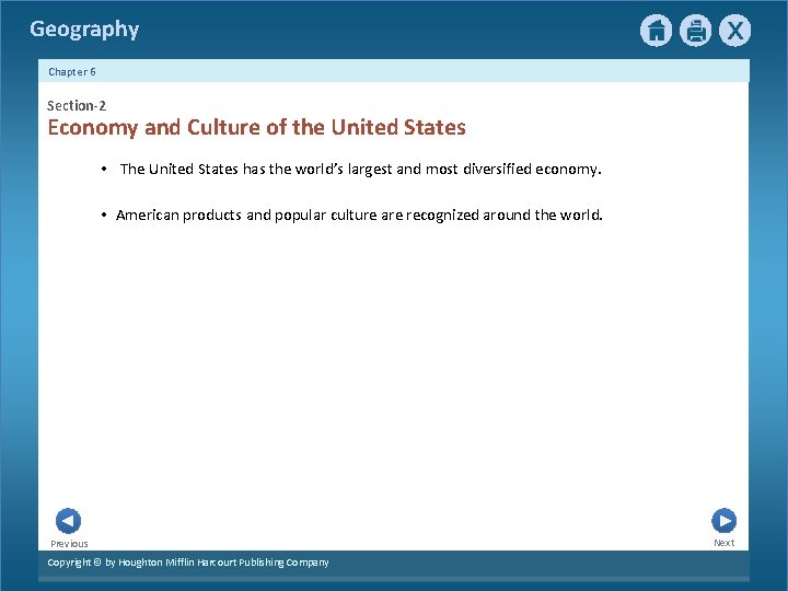 Geography Chapter 6 Human Geography of the United