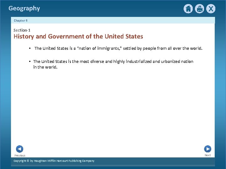Geography Chapter 6 Human Geography of the United