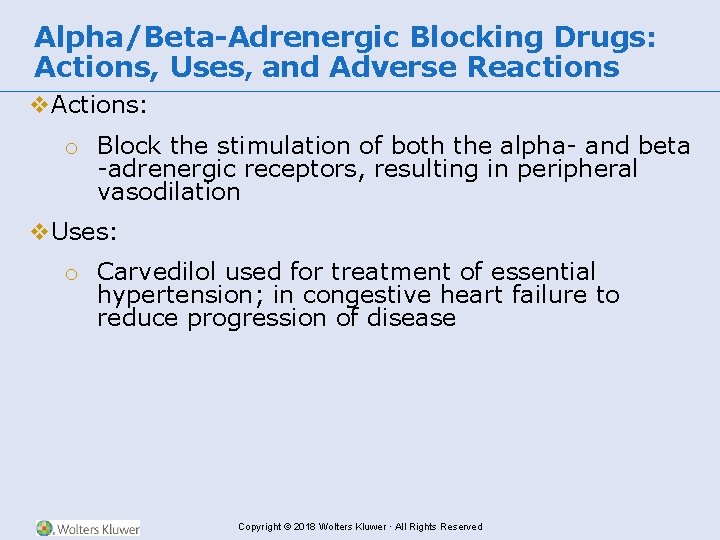Introduction to Clinical Pharmacology Chapter 25 Adrenergic Blocking