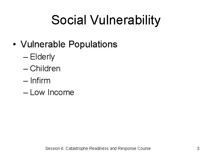 Unit 6 Social and Economic Impacts Prepared by