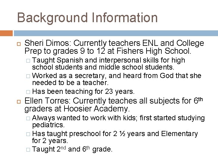 Teacher Interviews Emily Bergman Ivy Tech Community College