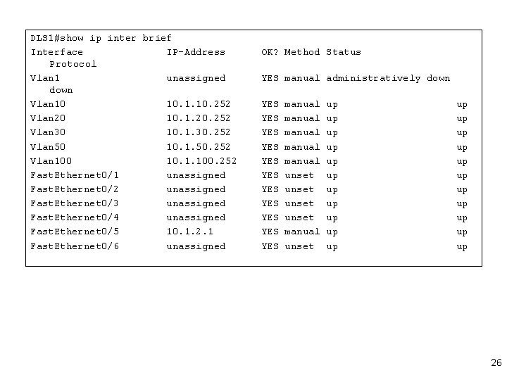 Troubleshooting Lab Topology Determining the Layer 2 Physical