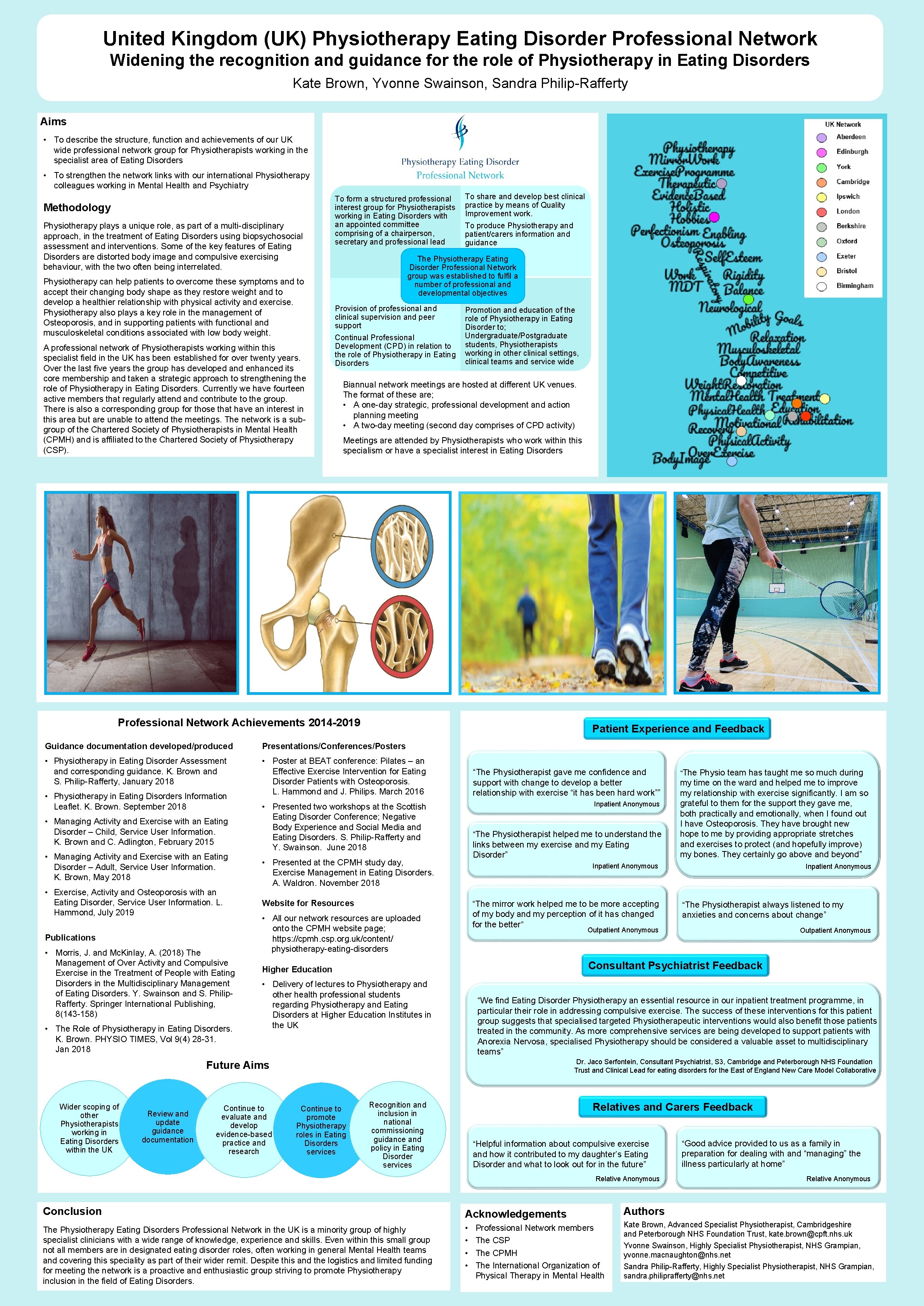 United Kingdom UK Physiotherapy Eating Disorder Professional Network