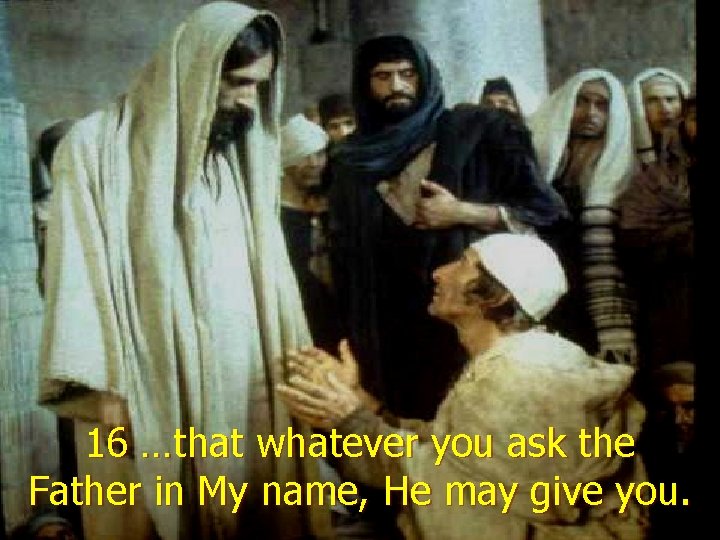 The Gospel of John chapter 15 The parable