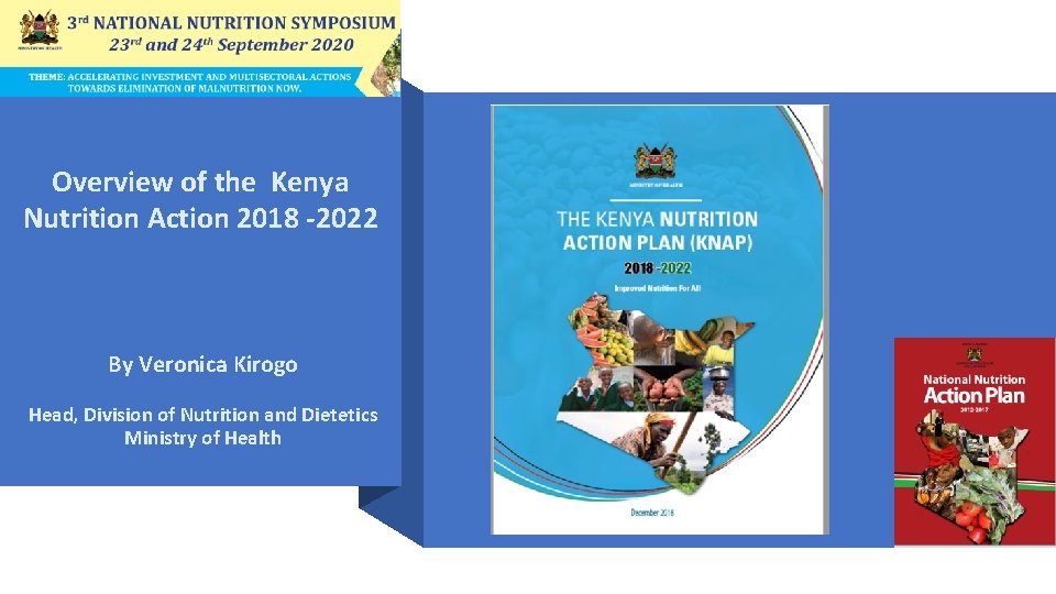 Overview of the Kenya Nutrition Action 2018 2022