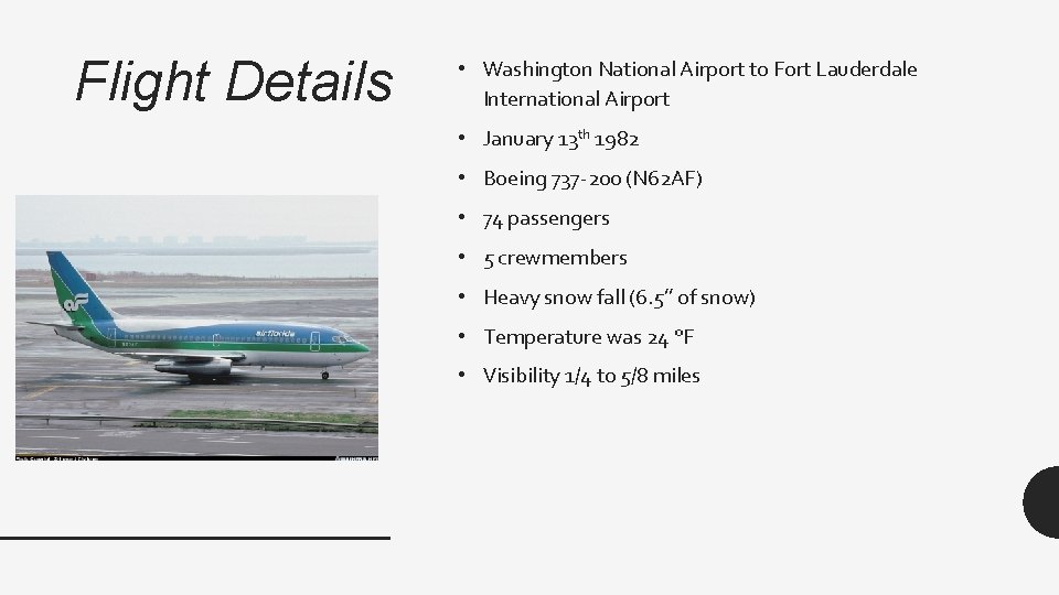 AIR FLORIDA FLIGHT 90 By JeanLuc Celestain Flight