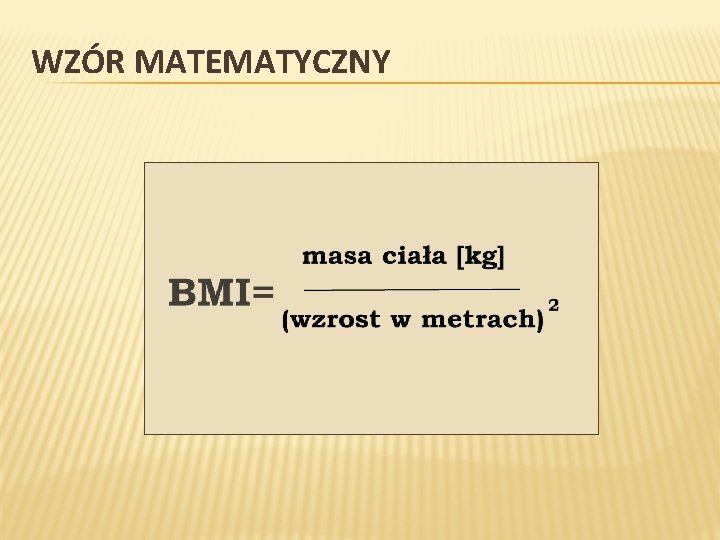 CZYM JEST BMI BMI CO TO TAKIEGO wskanik