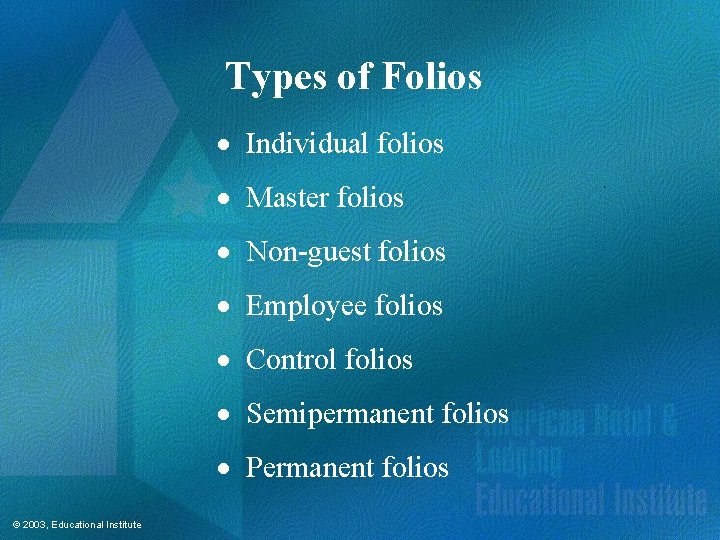 Chapter 4 Rooms Management and Guest Accounting Applications