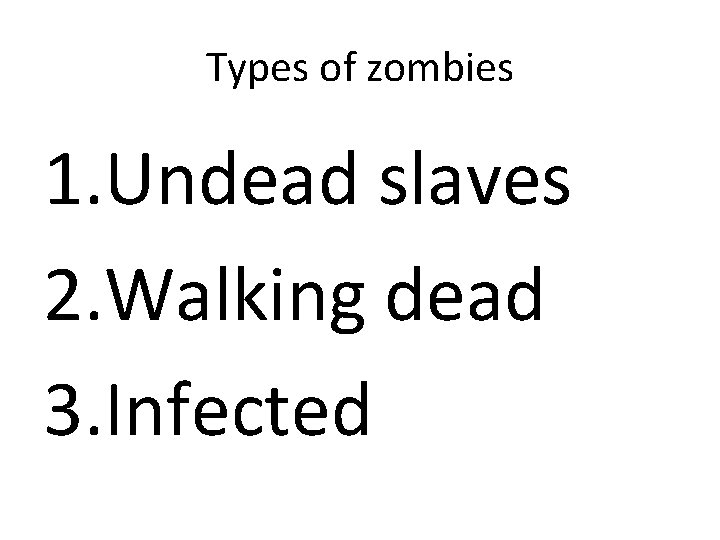A Brief History of Zombies Vocabulary Slave Grave