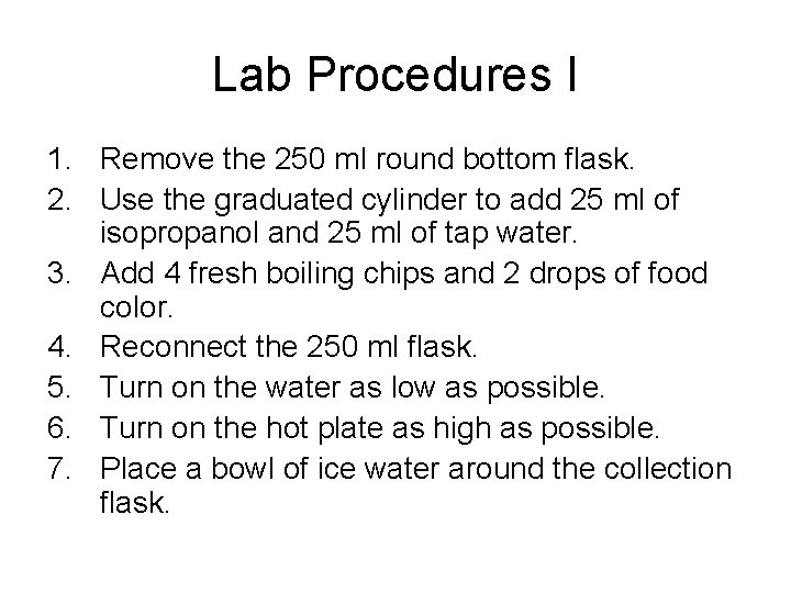 Distillation Lab How Distillation Works Distillation separates liquids