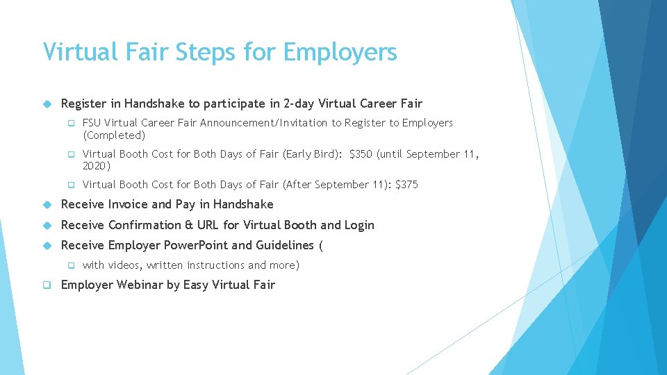 Easy Virtual Career Fair October 7 8 2020
