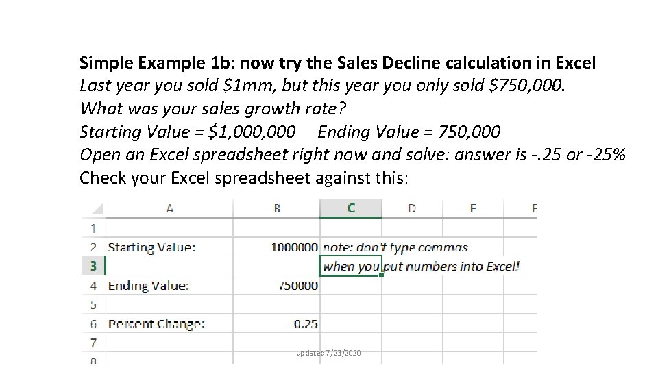 Basic Business Calculations for BUS 170 Fundamentals of