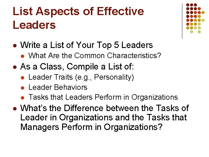 Utility of Leadership Meindl et al 1985 Thomas