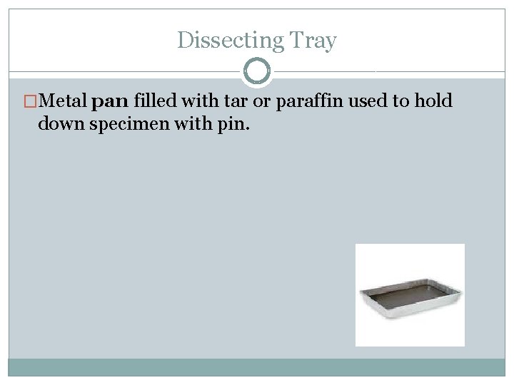 Lab Equipment Bell Ringer List at least 3