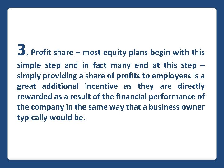 Employee Share Plans Maximum Business Value Craig West