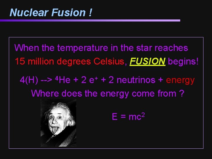 The Life Cycles of Stars Modified from Information