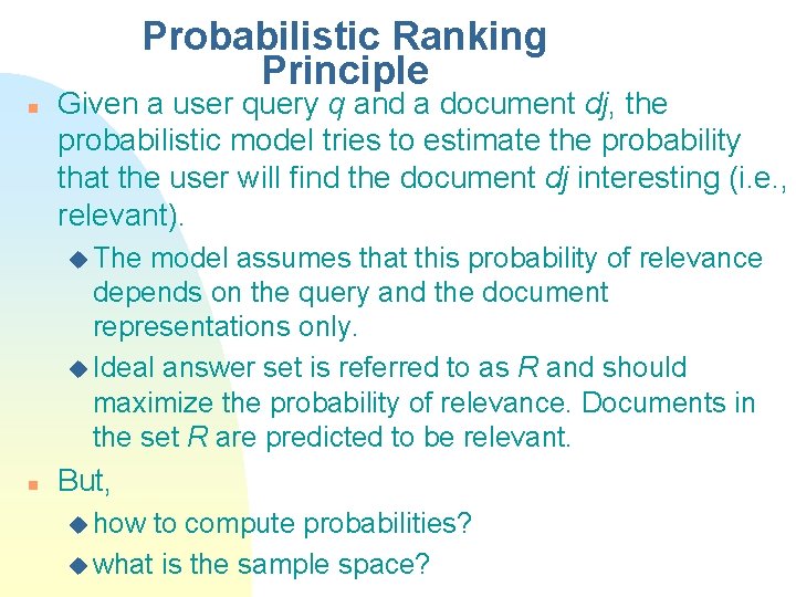 Information Retrieval Chap 02 Modeling Part 2 Slides