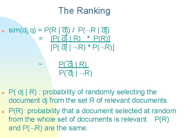 Information Retrieval Chap 02 Modeling Part 2 Slides