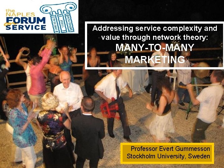 1 Addressing service complexity and value through network