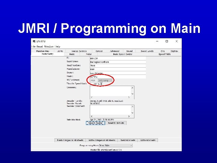 DCC Speed Matching Technique Lee Williams Locomotive Catagories
